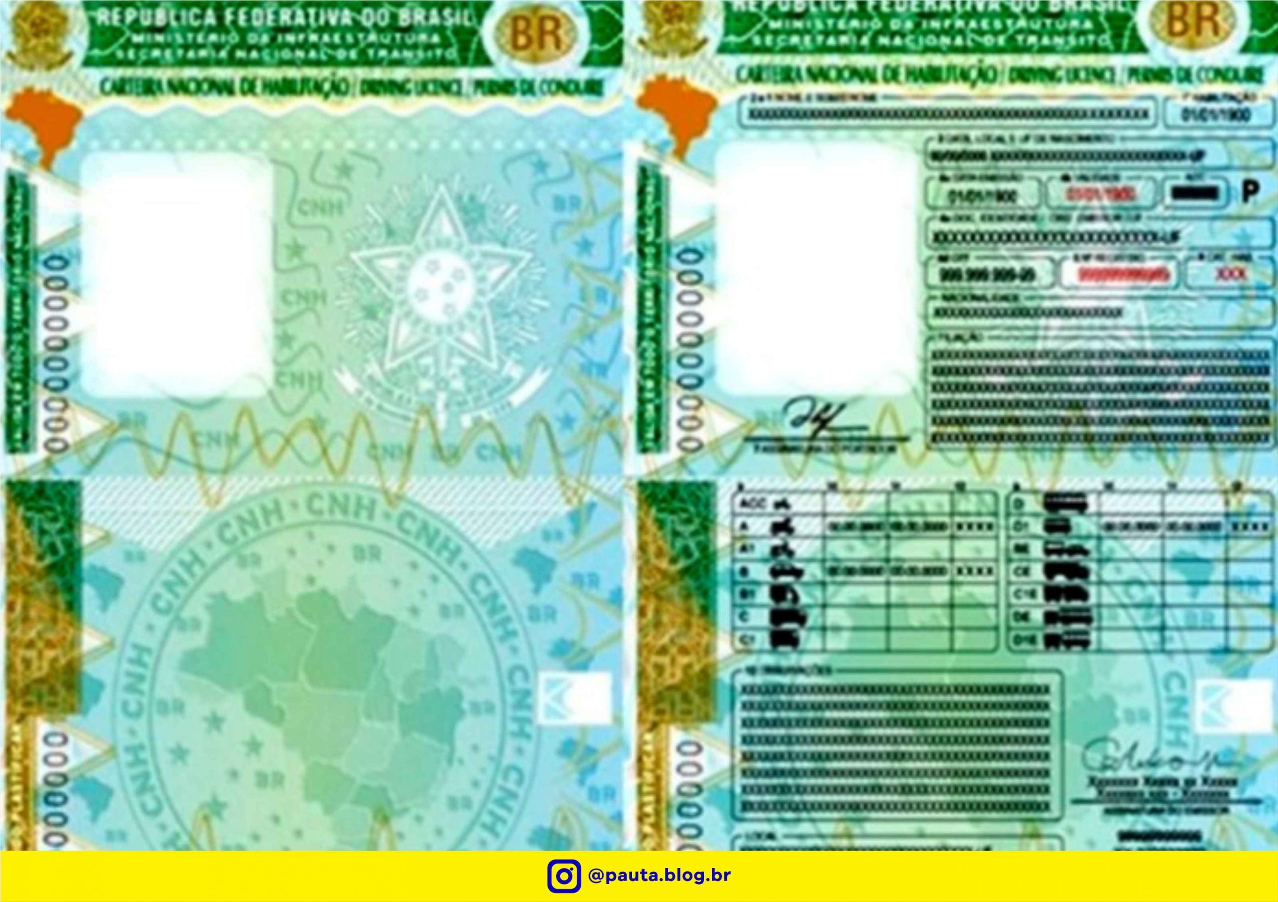 NOVIDADE Novo formato da CNH começa a ser emitido hoje | Clique e leia!